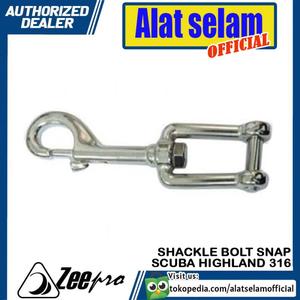 Jual Original Shackle Bolt Snap Clip Zeepro Scuba Highland BCD ...