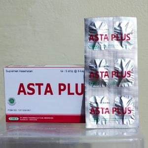 Jual Asta Plus 30 Tablet - Astaxanthin 4mg dan Selenium 15mcg - Menjaga ...