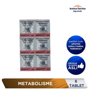 Jual NEUCITI 500 MG STRIP 6 TABLET / SUPLEMEN OTAK / KIMIA FARMA - Kab ...