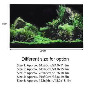 Jual ALX Background for Aquarium 3d Sticker Poster Fish Tank Aquarium ...