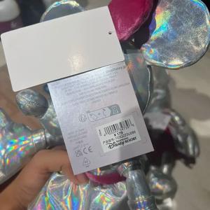 Jual !TERBARU! Cartoon Genuine Disney Silvery Mickey Mouse Minnie Mouse ...