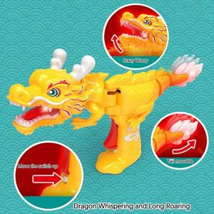 Jual 30Cm Dragon Doll Toys Press Light Up Toy Chinese Dragon Mascot Do ...