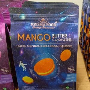 Jual krisma food MANGO butter cookies Biscuit biskuit 100gr krim kukis ...