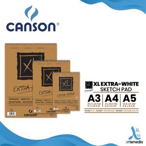 Jual Canson XL Extra White Paper Sketchbook Wirebound Buku Sketsa ...