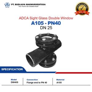 Jual ADCA Double Window Sight Glass PN 40 - DN 25 - Kota Medan - VTV ...