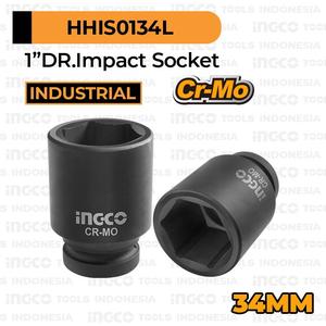 Jual [34mm] Mata Impact Socket 1" Inch Cr-Mo INGCO HHIS0146L Kunci Sok 6PT - Kota Semarang ...