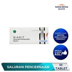 Jual DIAGIT STRIP 10 TABLET / OBAT DIARE / KIMIA FARMA - Kab. Sleman ...