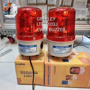 Jual LTE-1103J EWIG 220VAC Buzzer/Bunyi Merah Warning Light - Merah, 1 ...