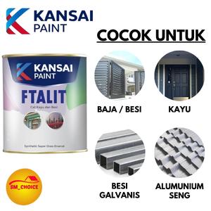 Jual K4T FTALIT CAT KAYU DAN BESI 1 KG CAT MINYAK 1KG KANSAI FTALIT CAT ...