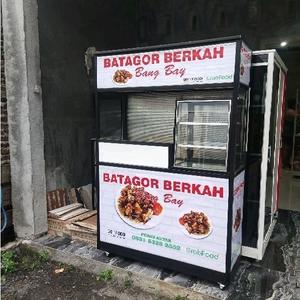 Jual Gerobak alumunium / Booth fried chicken / Booth jualan / Booth ...