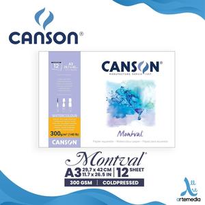 Jual Canson Montval Cold Pressed Watercolor Paper Block Kertas Cat Air ...