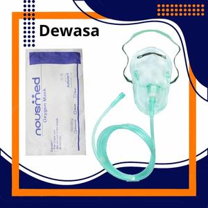 Jual Mask Oxygen Dewasa / Adult Oxygen Mask Rebreathing dan Non ...