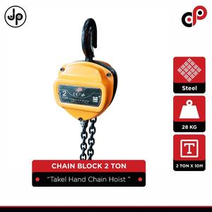 Jual Chain Block 2 Ton x 10 Meter CP | Takel Hand Chain Hoist 2Ton x 1 ...