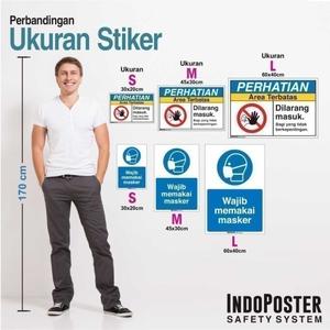 Jual NEW PRODUK SAFETY SIGN K3 PVC ANSI BAHAYA PERCIKAN BENDA WAJIB ...