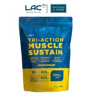 Jual LAC PROTEIN Tri-Action Muscle Sustain Muscle Mass Booster 400g ...