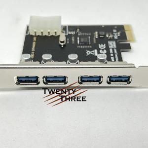 Jual PCI Express USB 3.0 4 port Card - PCIE PCI-E Express molex power card - Jakarta Pusat ...