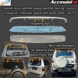 Jual Spoiler isuzu panther kapsul touring plastik lampu tengah plus ...