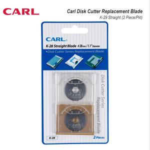 Jual Carl Disk Cutter Replacement K-28 Straight 2 Piece/pkt / K-29 Perforation Single ...