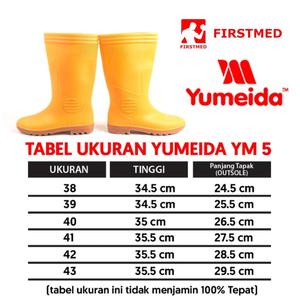 Jual SEPATU BOOT YUMEIDA YM5 SEPATU BOT KARET PVC YM5 YUMEIDA SEPATU ...