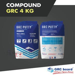 Jual SEMEN MORTAR GRC 4 KG / COMPOUND / KOMPON / TOP COAT / DEMPUL ...