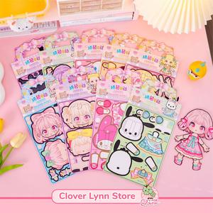 Jual CUTE CHARACTER DIY PAPER DOLL kerajinan membuat boneka lucu ...