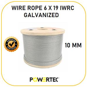 Jual WIRE ROPE 6X19 IWRC GALVANIZED 10 MM ( SLING SELING KAWAT FULL BAJA ) - Kota Surabaya ...