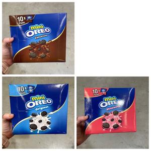 Jual Oreo Mini Box isi 10 Original Chocolate Strawberry Biskuit Krim ...