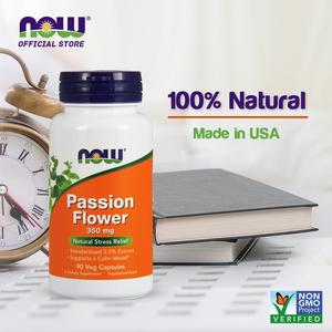 Jual NOW FOODS Supplements, Passion Flower Passiflora Incarnata 350 Mg ...