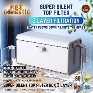 Jual Box Filter Aquarium 3 layer / Top Box Filter Aquarium / Filter ...