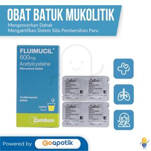 Jual FLUIMUCIL 600 MG BOX 10 TABLET / OBAT BATUK PENGENCER DAHAK ...