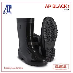 Jual Sepatu Boots Hitam Pendek AP 1 APD Safety Sepatu Proyek (BISA ...