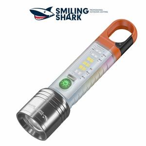 Jual SENTER LED SMILING SHARK SD-0718A M60 TRANSPARAN - ZOOM JARAK JAUH ...