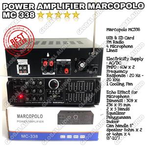 Jual Power Amplifier Marcopolo mc338 / POWER AMPLIFIER MARCOPOLO MC 338 ...