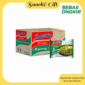 Jual ASLI INDOMIE MIE GORENG RASA CABE IJO ( 1 DUS /40 PCS) KODE 577 ...