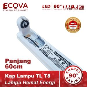 Jual Rumah Kap Lampu LED Tube TL T8 Ecova 60 cm 9 watt 60cm 9w - Jakarta Barat - Karunia Shop ID ...