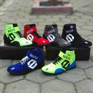 Jual Bsa Cod Bayar Dtmpt Sepatu Balap Drag Bike Race Biru Merah Hitam ...