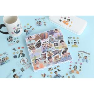 Jual 100 Lembar Sticker Box BTS BT21 Korea - Sticker Waterproof ...