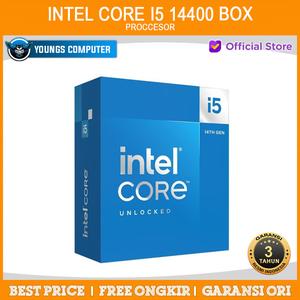 Promo INTEL CORE i5 14400 BOX 4.7Ghz 10C 16T LGA 1700 Gen 14th Cicil 0% ...