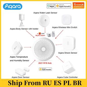 Jual Aqara Smart Home Kits Gateway M1S Hub Door Sensor Human Body ...