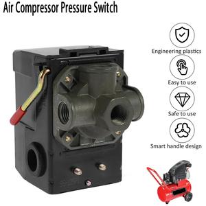 Jual Air Compressor Pressure Switch 95-125 PSI 4Port Compressor Control ...