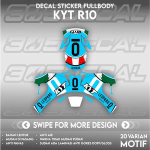 Jual NEW DECAL STICKER HELM KYT R10 PART 1 DECAL HELM DECAL STICKER ...