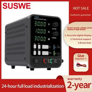 Jual Adjustable DC power supply 4-digit LED display USB Laboratory ...