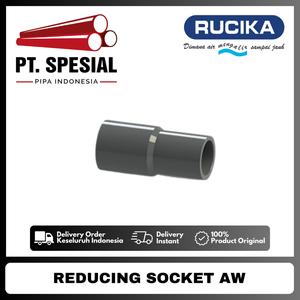 Jual Vlok Sock PVC AW Rucika/Reduced Sock PVC Rucika/ Reducer Sok AW ...