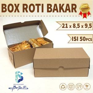 Jual KARDUS DUS KOTAK ROTI BROWNIES BAKAR BAHAN KRAFT TEBAL ISI 50 PCS ...