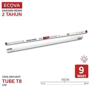 Jual Lampu LED Tube TL T8 Ecova 60 cm 9 watt 60cm 9w - Putih - Jakarta Barat - AKA Official ...