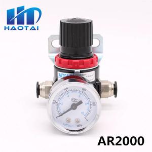 Jual AR2000 G1/4" Pneumatic Air Compressor Pressure Regulator Reduction ...