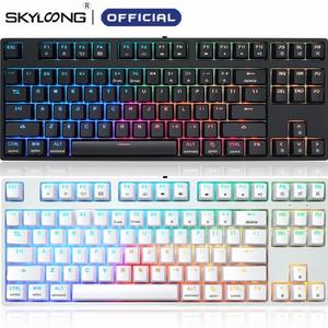 Jual SKYLOONG GK87 Mechanical Keyboard SK87 80% Bluetooth Wireless ...
