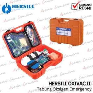 Jual HERSILL OXIVAC II TABUNG OKSIGEN OXYGEN PORTABLE EMERGENCY KIT ...