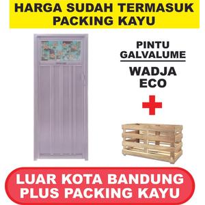 Jual Pintu Kamar Mandi Galvalum Aluminium merk WADJA Tipe ECO - STANDAR ...