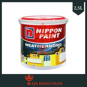 Jual Nippon Paint Cat Exterior Weatherbond Awet dan Tahan Cuaca - 2,5L ...